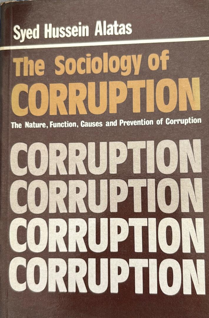The Sociology of Corruption - Syed Hussein Alatas at The Penang Bookshelf