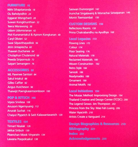 The Penang Bookshelf. Bangkok Design Thai Ideas in Textiles and ...